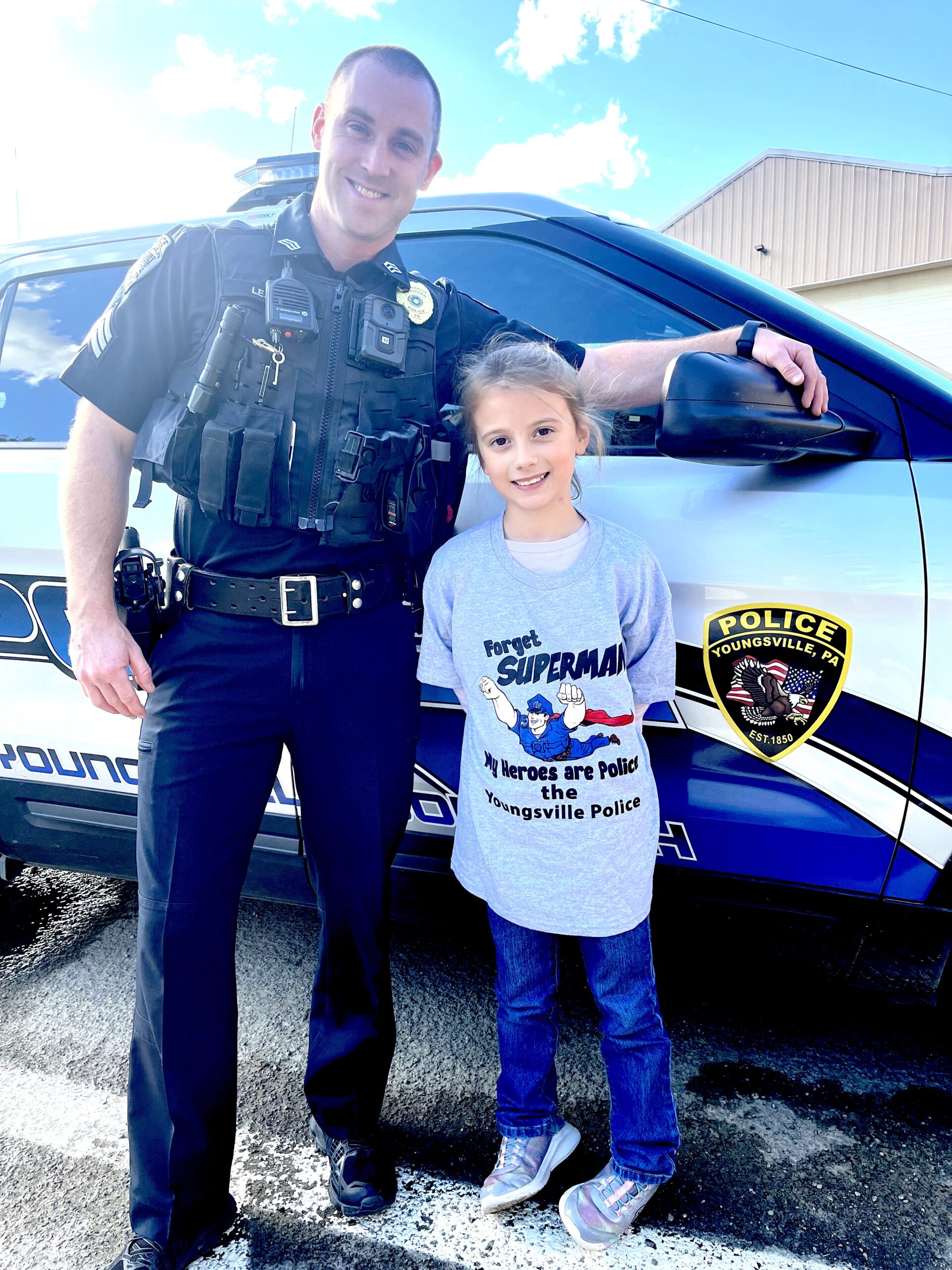 Girl Scout drops off cookies for Youngsville police | News, Sports ...
